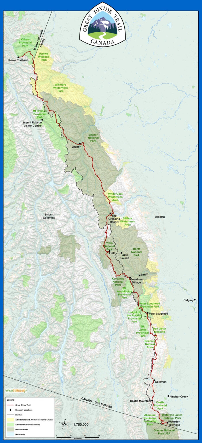 Maps – The Great Divide Trail Association